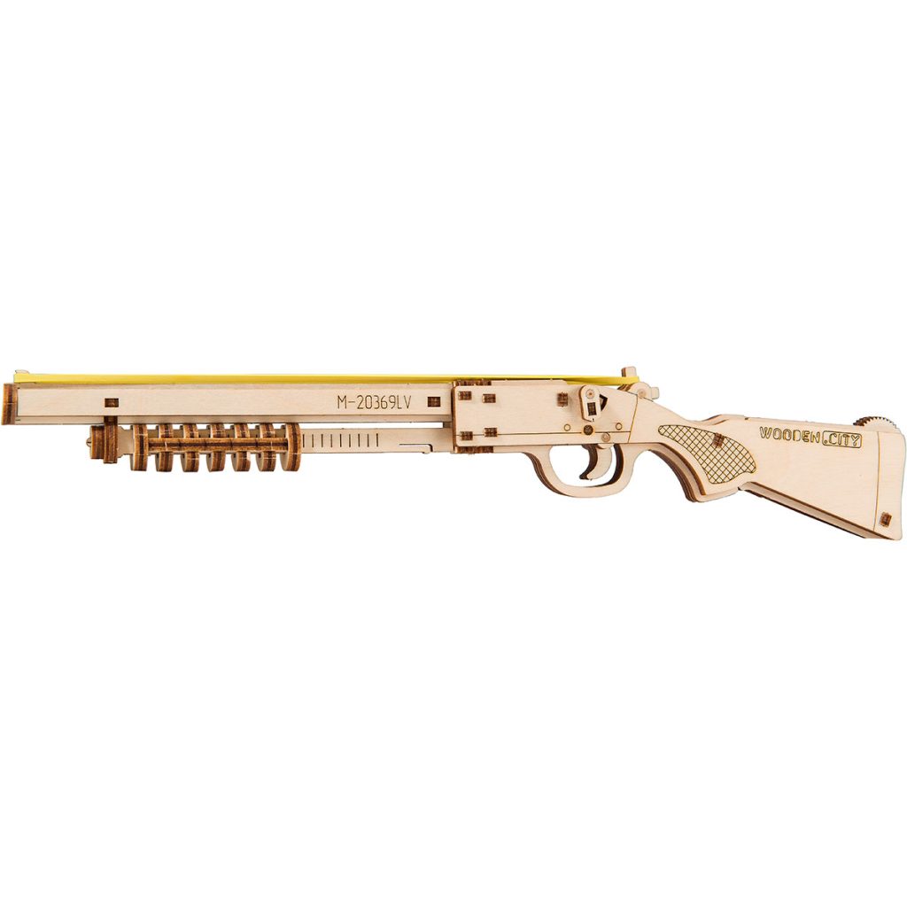 3D Wooden Gun Puzzles [Even +300 Pieces!] | Wooden.City