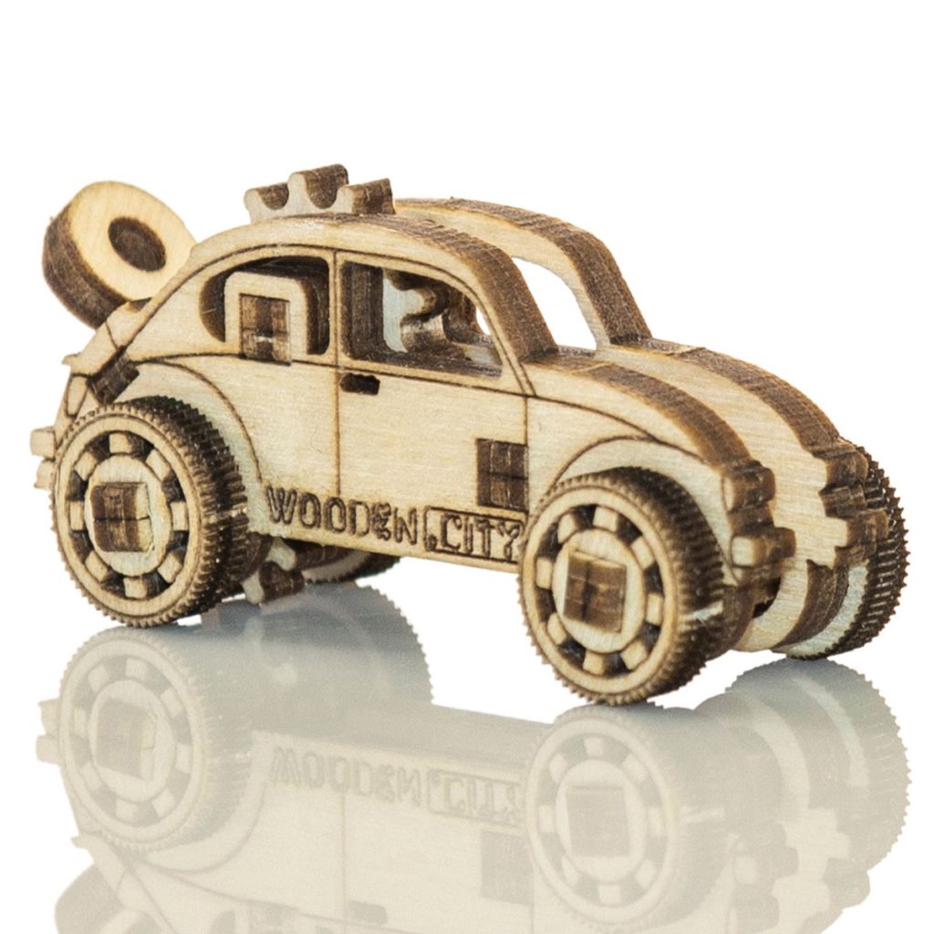 3D Wooden Car Puzzle - Widgets Vintage Transport | Wooden.City