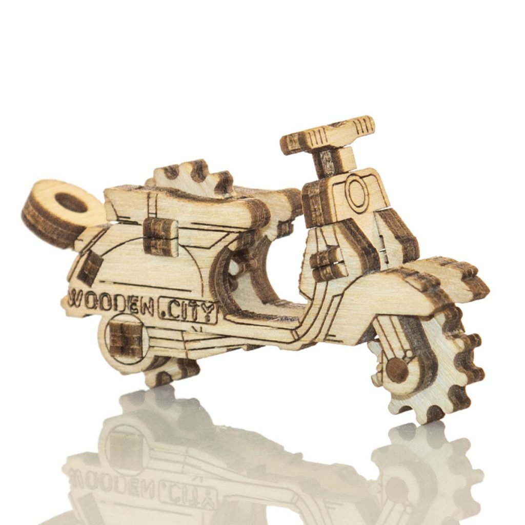 3D Wooden Car Puzzle - Widgets Vintage Transport | Wooden.City