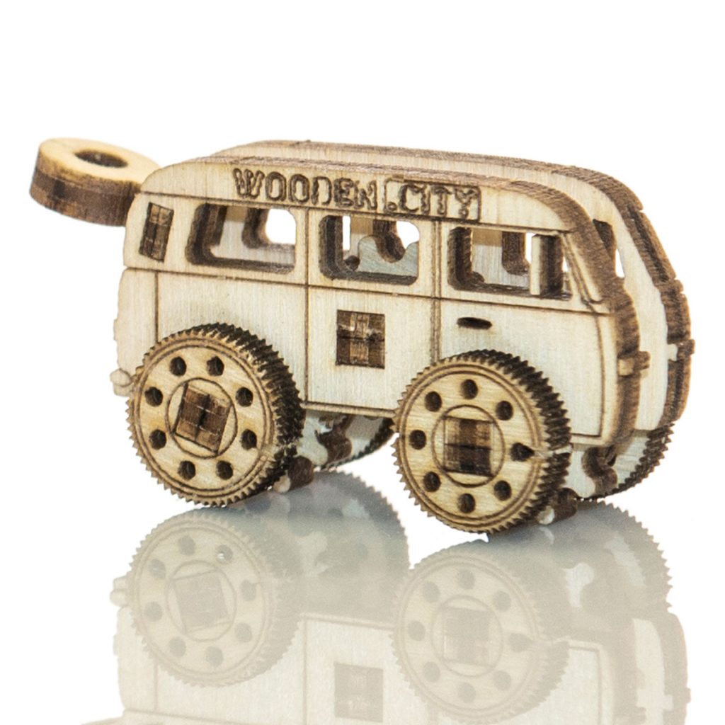 3D Wooden Car Puzzle - Widgets Vintage Transport | Wooden.City