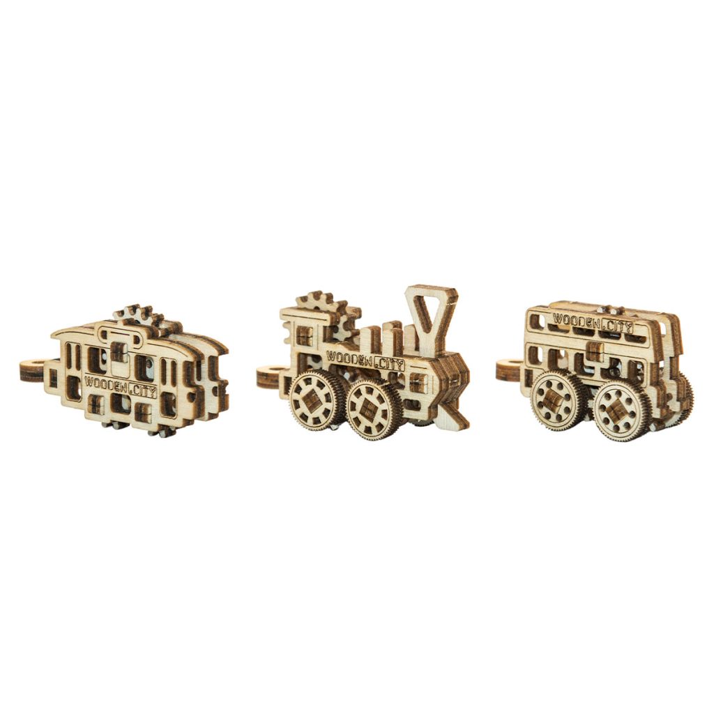 3D Wooden Train Puzzles [Even +300 Pieces!] | Wooden.City