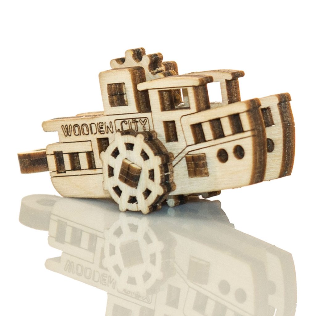 3D Wooden Puzzle - Widgets Ships | Wooden.City