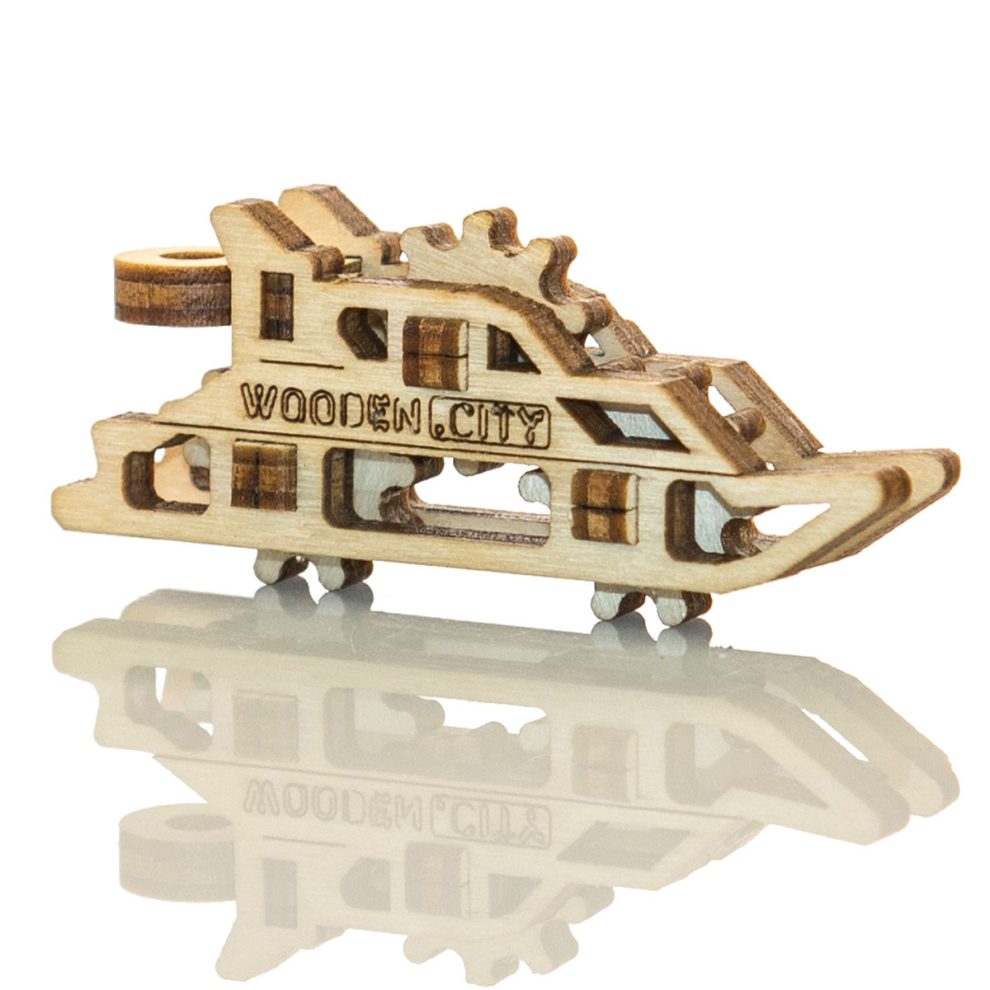3D Wooden Puzzle - Widgets Ships | Wooden.City