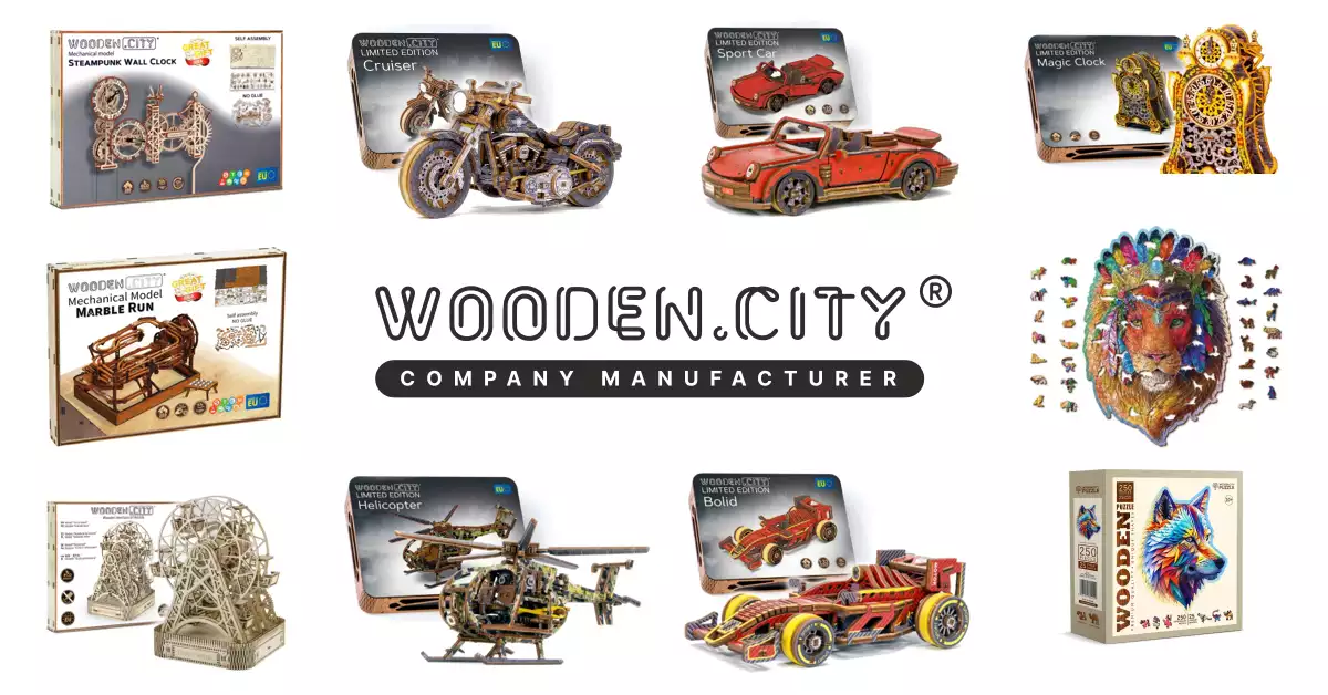 Wooden Puzzles [Even +300 Pieces!] | Wooden.City